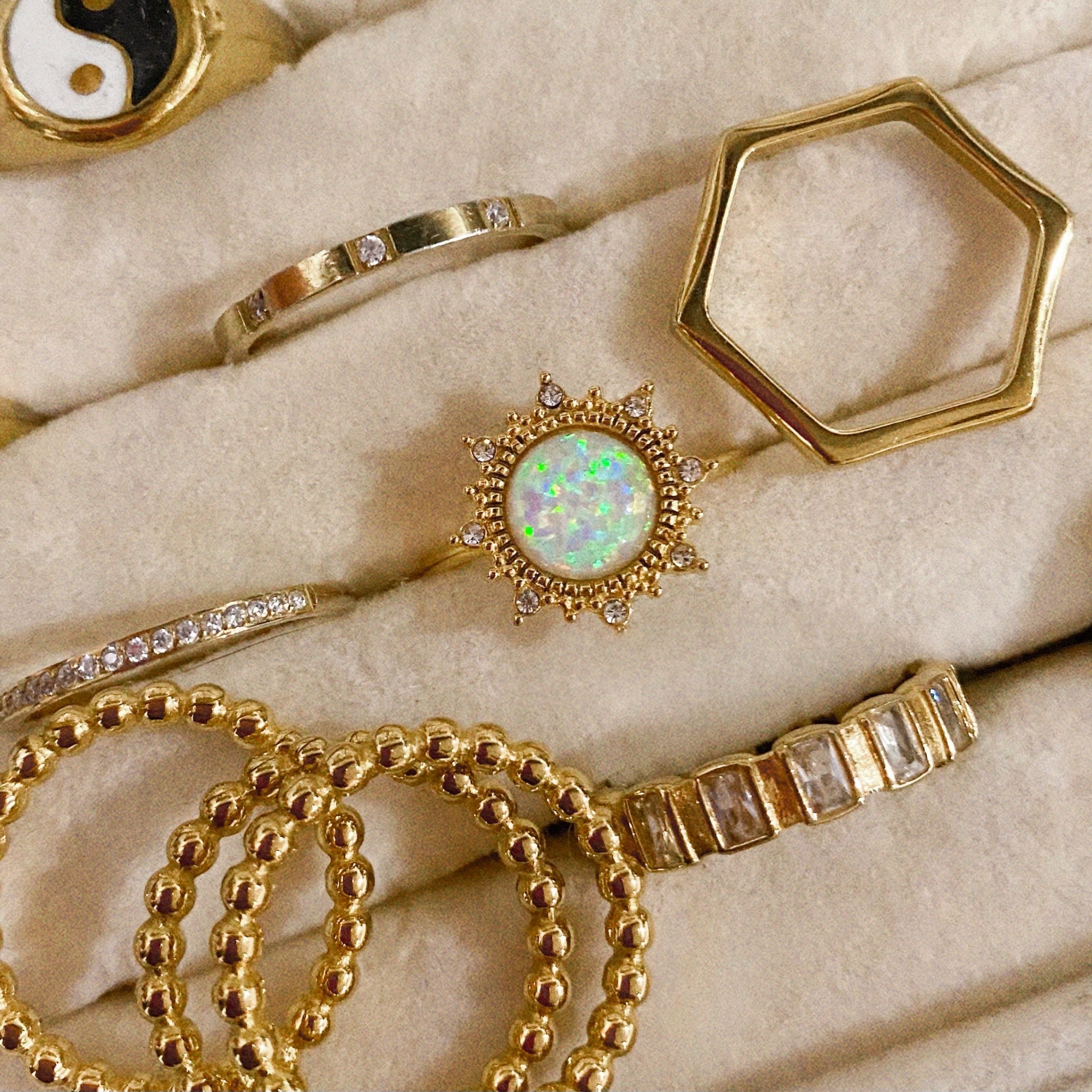 Hexagon Stacking Ring – KISMET SHOWROOM