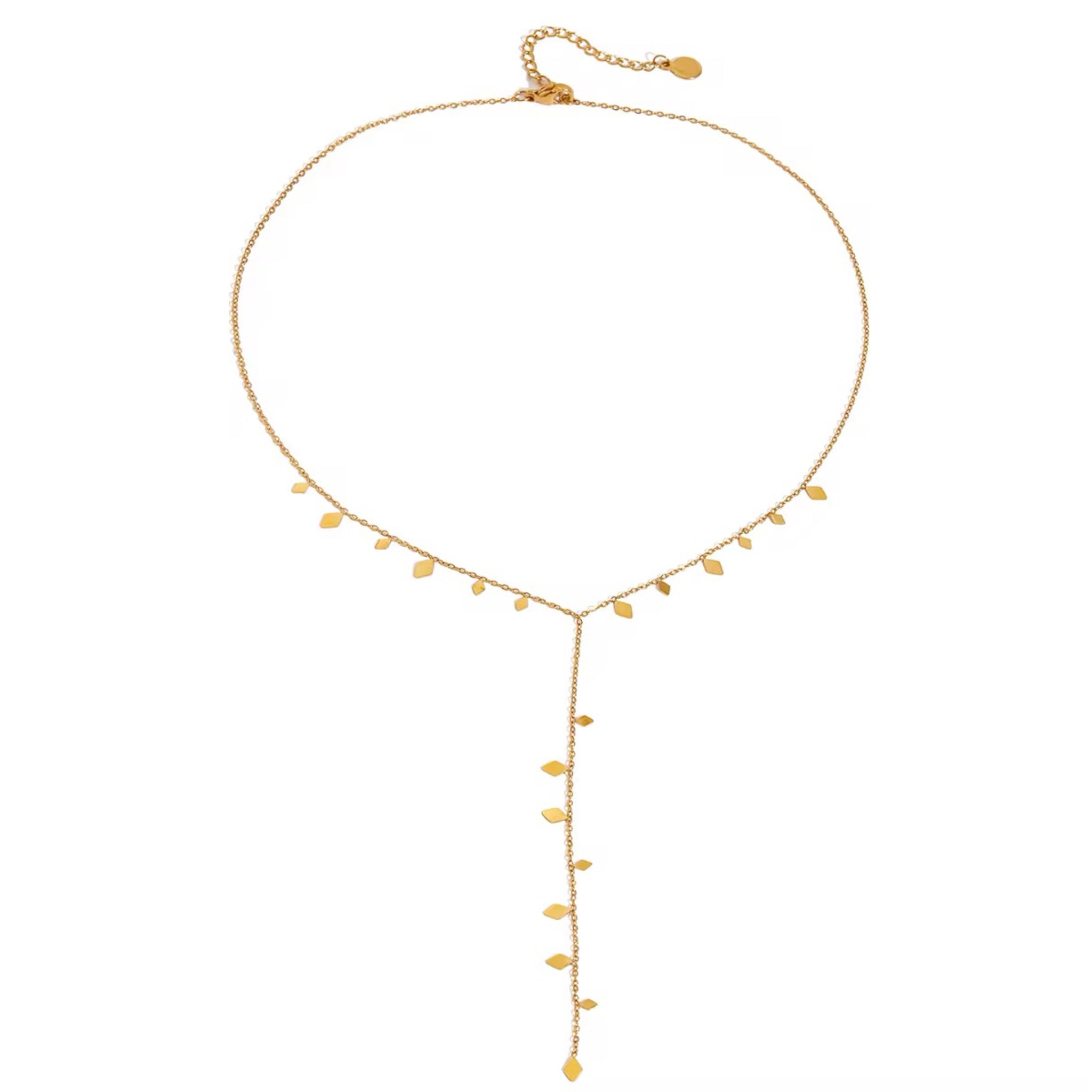 Directions Gold Lariat Y Necklace – KISMET SHOWROOM