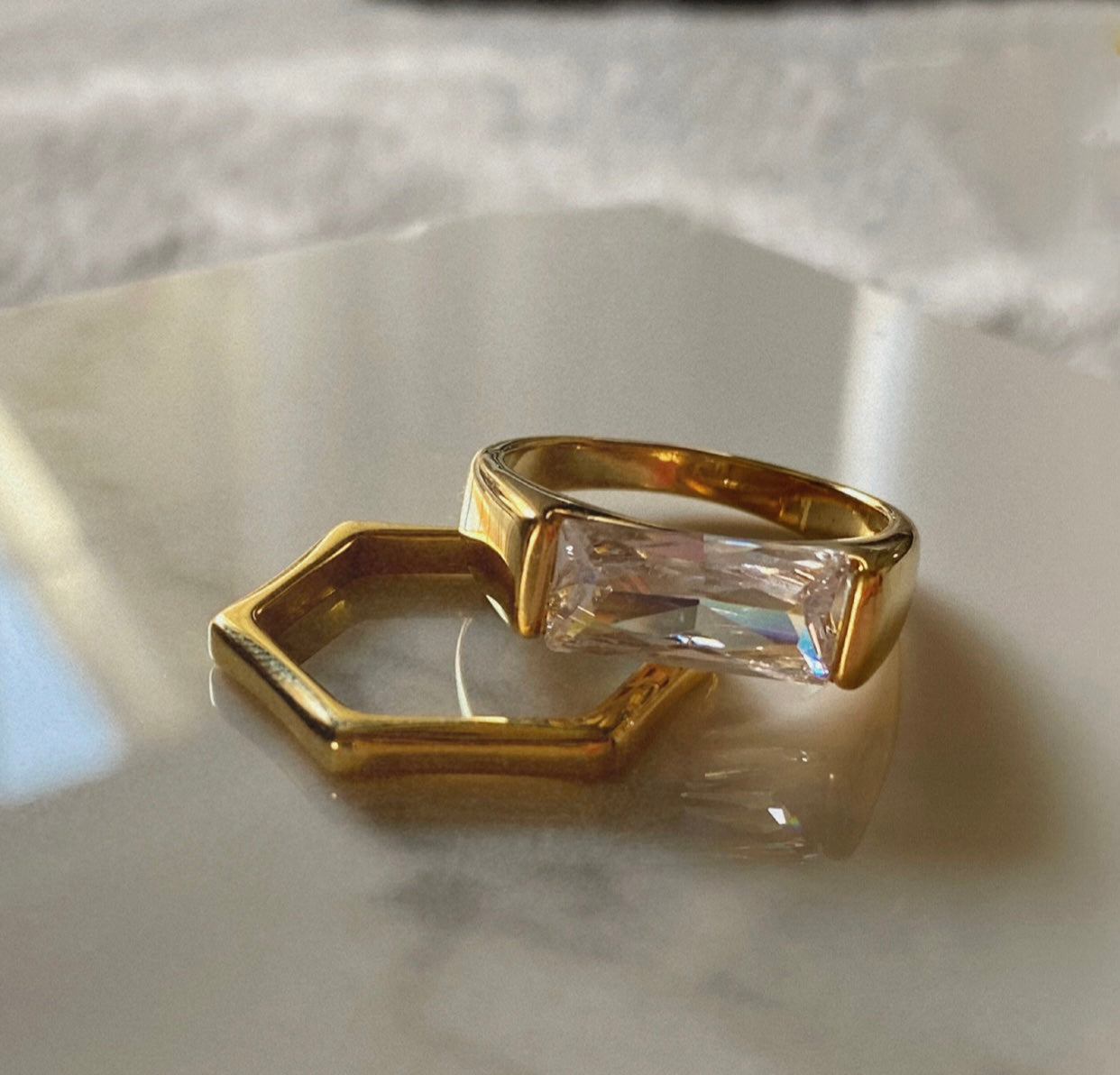 Hexagon Stacking Ring – KISMET SHOWROOM