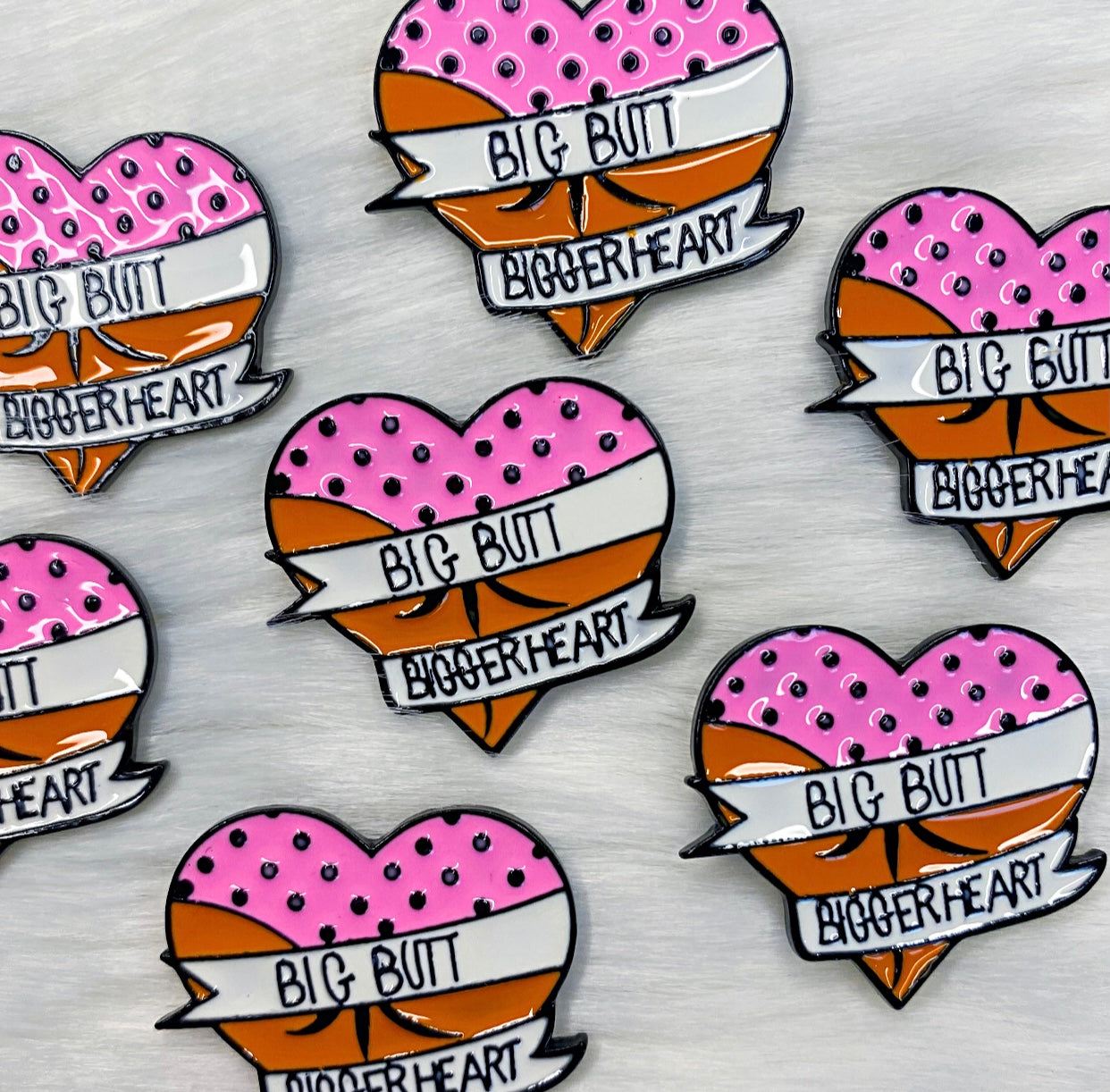 Big Butt Enamel Pin – KISMET SHOWROOM